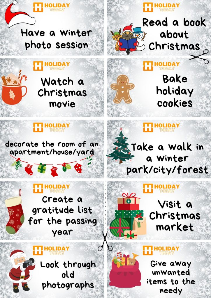 Advent Calendar: Daily Festive Activities To Print & Enjoy!